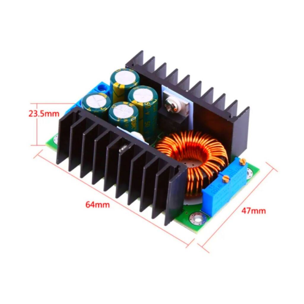 8A 300W DC-DC Stepdown Buck Converter Adjustable Constant Voltage ...